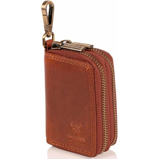 Sac Pour Clef - Etui À Clé En Cuir Véritable | Porte Clés Avec Double ...