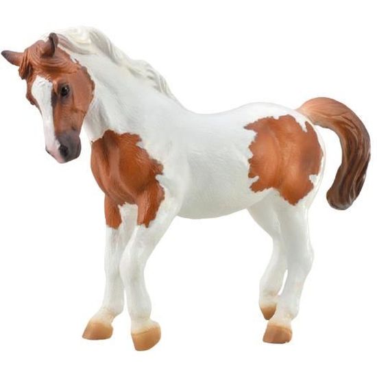 Collecta cheval jouet Chincoteague 13,5 cm ABS brun/blanc - Cdiscount ...
