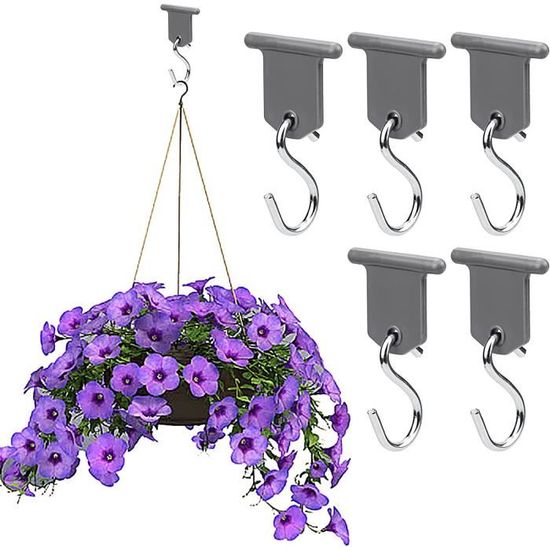 Crochets d'Auvent de Camping DLZAOAO - 8 Paires - Crochet en Forme de S ...