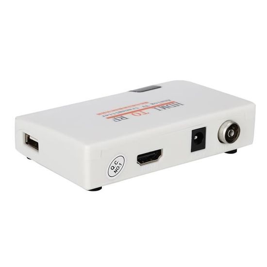 ASHATA HDMI to Coax RF Converter Modulator for TV - Cdiscount Informatique