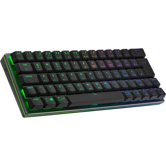 Sk622 Wireless Gaming Keyboard In Compact 60% Layout Flat Mechanical ...