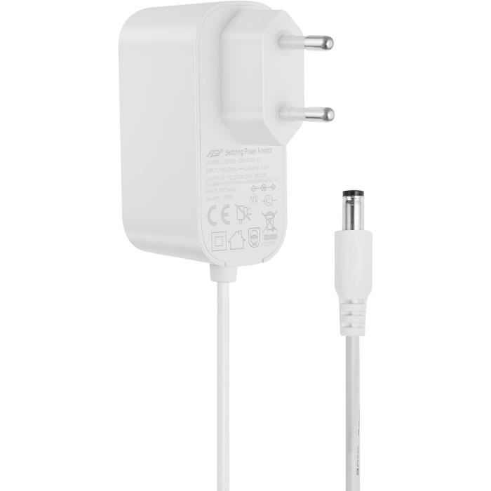 Tonton DC Alimentation 12V 3A, AC 100-240V 50 60Hz, Adaptateur secteur ...
