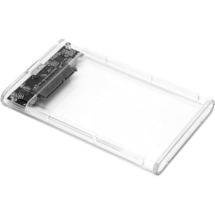 Boîtiers De Disque Dur 2,5 Pouces, Boîtier Ssd Transparent Port Série ...
