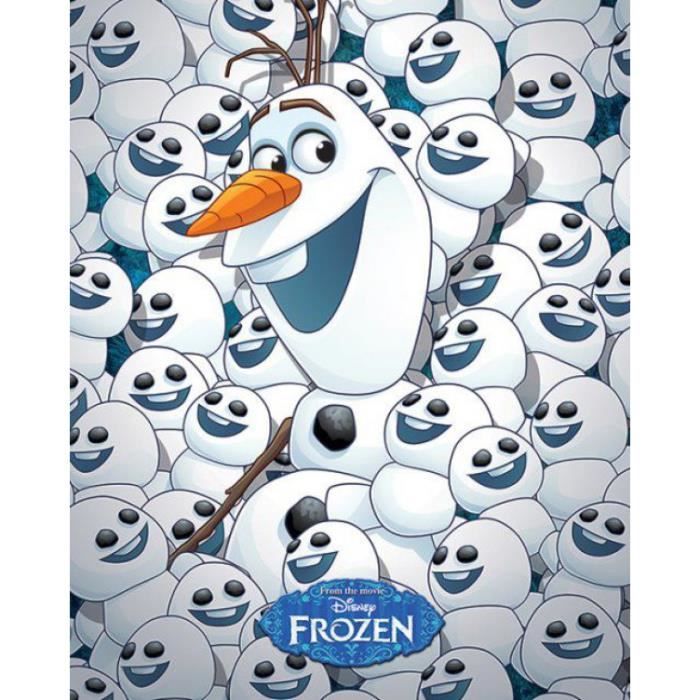 Mini Poster La Reine Des Neiges - Fever, Olaf & Baby Olafs (50 x 40 cm ...