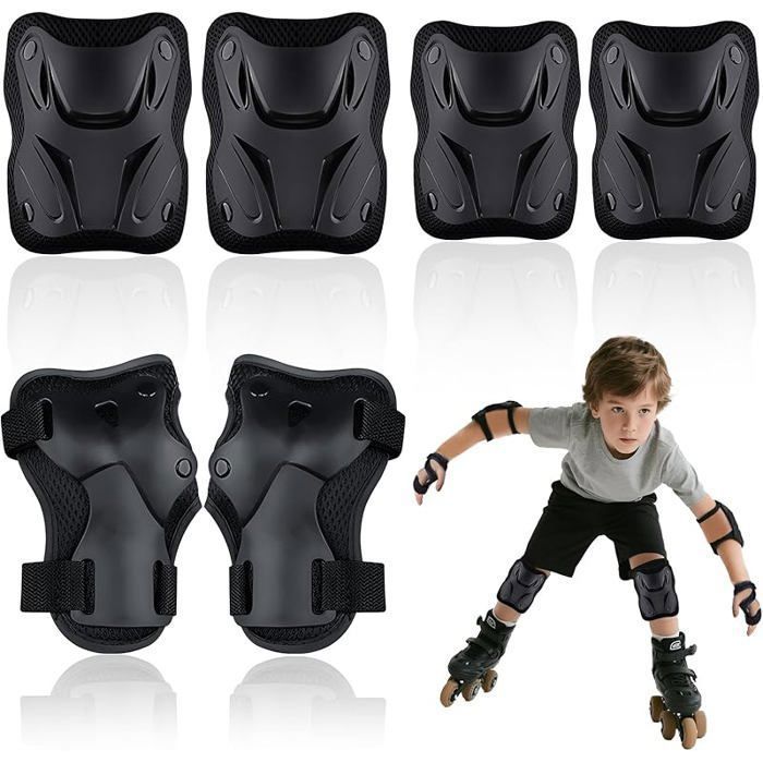 6 en 1 Protection Roller Enfant, Genouillères avec Coudières et Protège ...