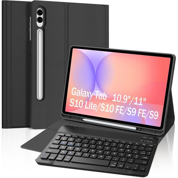 Clavier pour Samsung Galaxy Tab S10 Lite/S10 FE 10.9"/S9 FE 10.9"/S9 11 ...