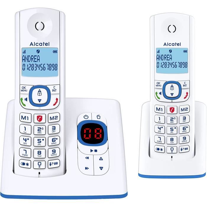 Alcatel F530 Voice Duo - Telephone sans fil avec blocage d'appels ...