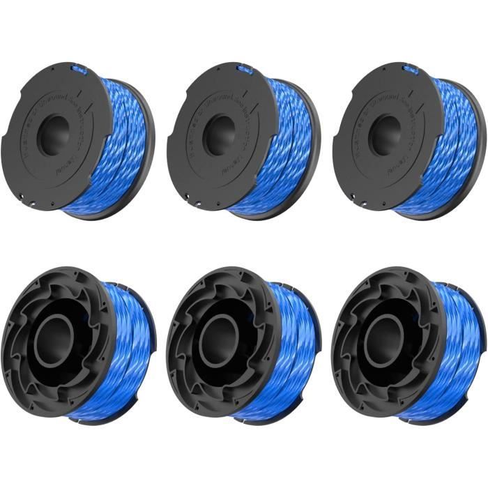 Bobine de fil de rechange pour débroussailleuse Black and Decker A6441 - Lot de 6 - Cdiscount Jardin