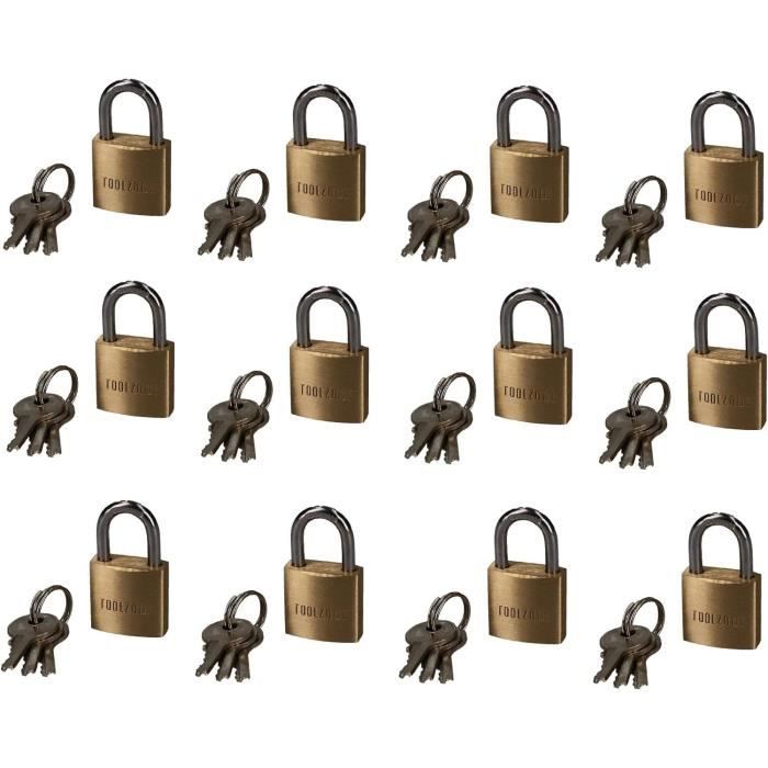 Toolzone Cadenas En Laiton Robuste À Chaîne Pour Abri De Jardin, Garage ...