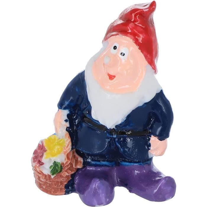 Nain De Jardin Extérieur, Figurine De Gnomes 7 Pièces, Mini Statue De ...