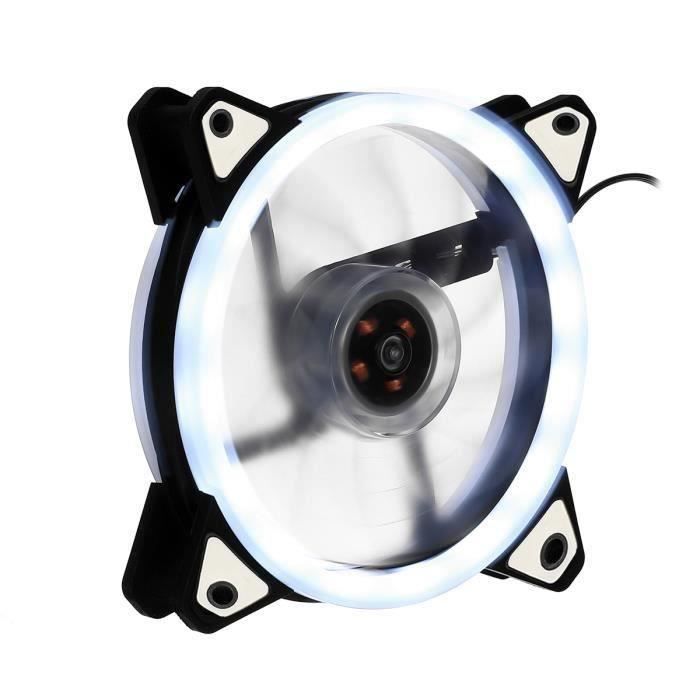Ventilateur LED 120mm PC Ordinateur Boîtier Ultra Silencieux Radiateur ...