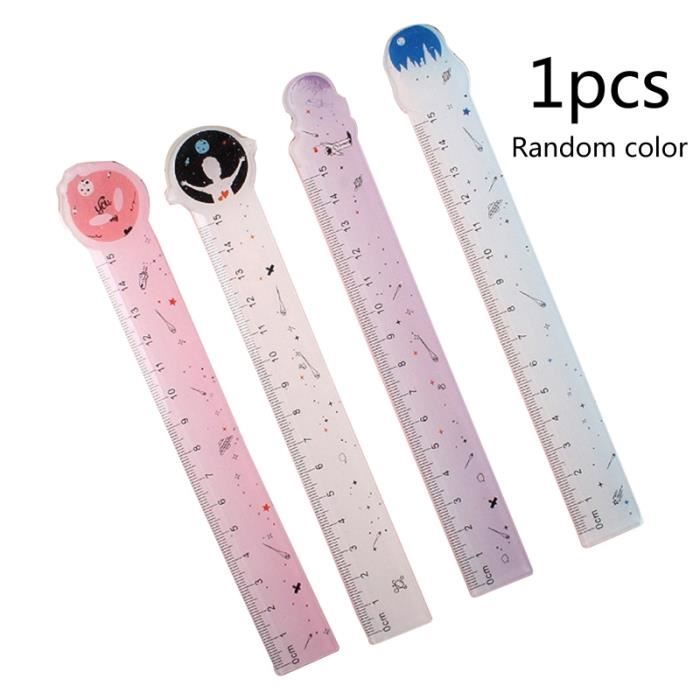 Regle - equerre,Règle claire créative Kawaii,article en plastique pour ...
