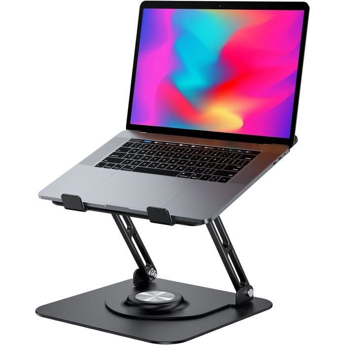 Support Pour Ordinateur Portable, Rotatif À 360 °, Support D'Ordinateur ...