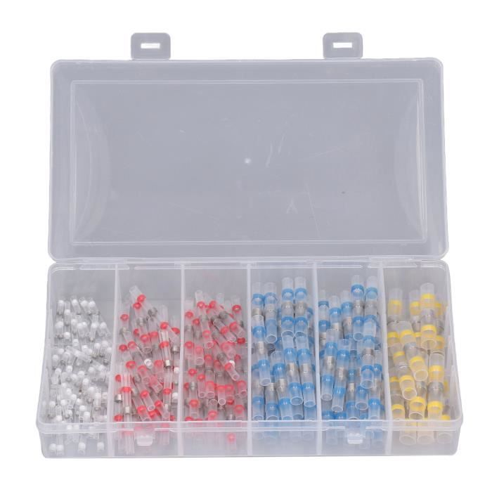 Cikonielf Connecteur de fil thermorétractable Lot de 150 connecteurs de fil thermorétractables à ...