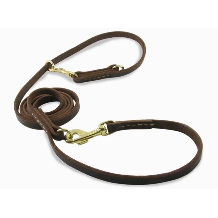 CRAZE High Dog Training Leash Long Pulling Rope Real Leather Pet P ...