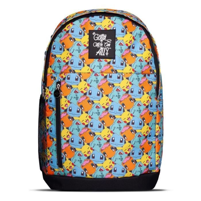 Sac à dos Pokémon - DIFUZED - Catch Them All - Noir - Enfant ...