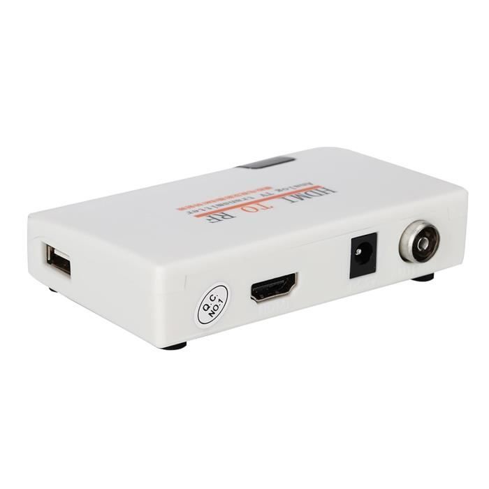 ASHATA HDMI to Coax RF Converter Modulator for TV - Cdiscount Informatique