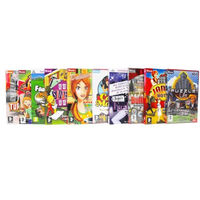 Pack 10 jeux de simulation - vol 1 - Cdiscount Jeux vidéo