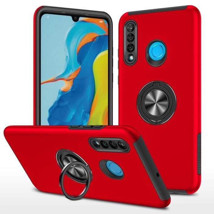 Huawei P30 Lite-Nova 4e Hidden God Ring Series-Rouge - Cdiscount Téléphonie