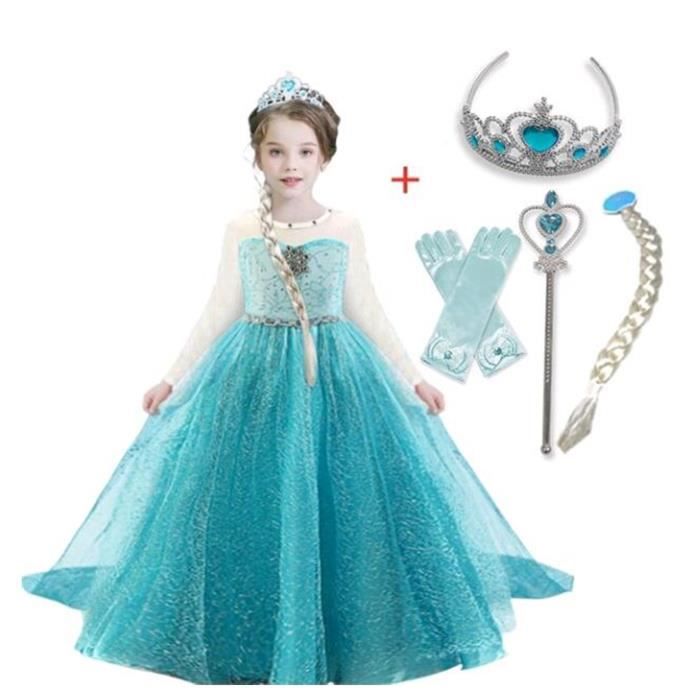 Deguisement de classique cosplay Princesse Elsa costume Robes avec ...