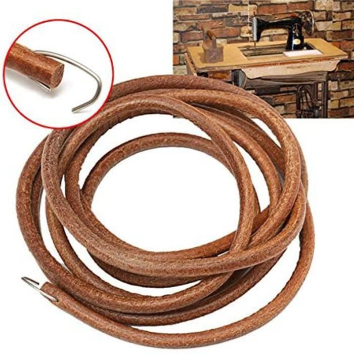 Ceinture de Machine à coudre Vintage avec crochet épais en cuir sangle ...