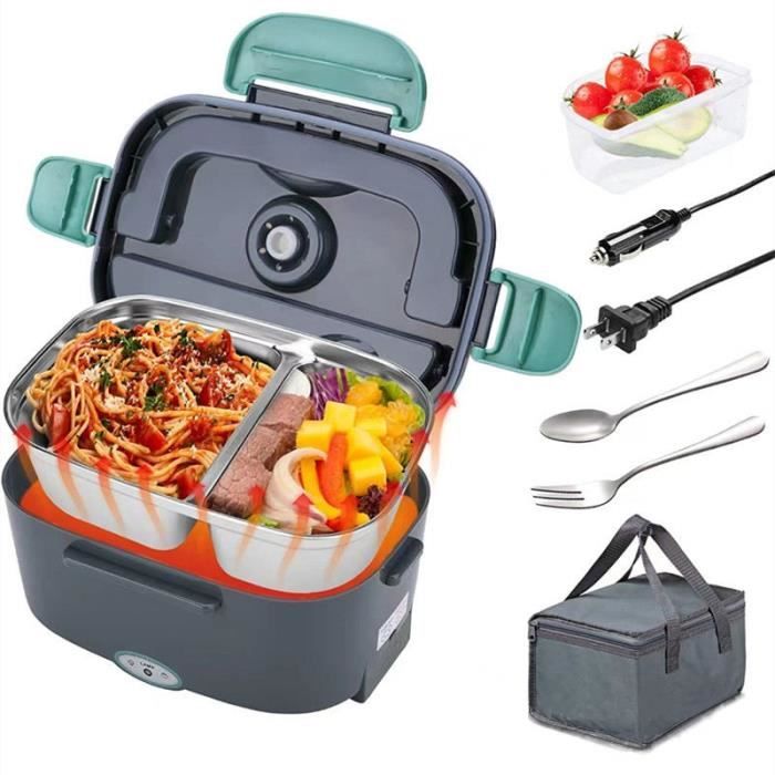 Lunch Box Chauffante Electrique Boite Alimentaires Boite Repas en Acier ...