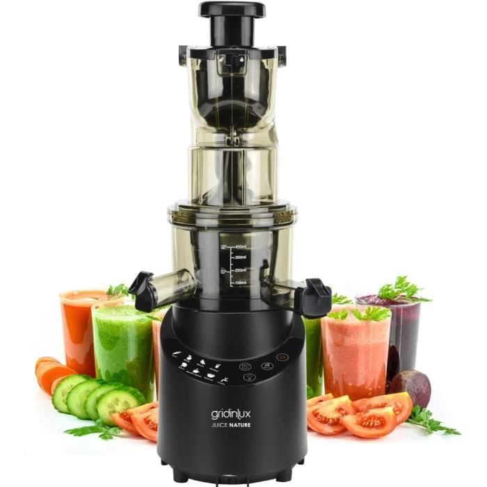 Gridinlux Juice Nature. Presse à froid, presse à jus, mélangeur ...