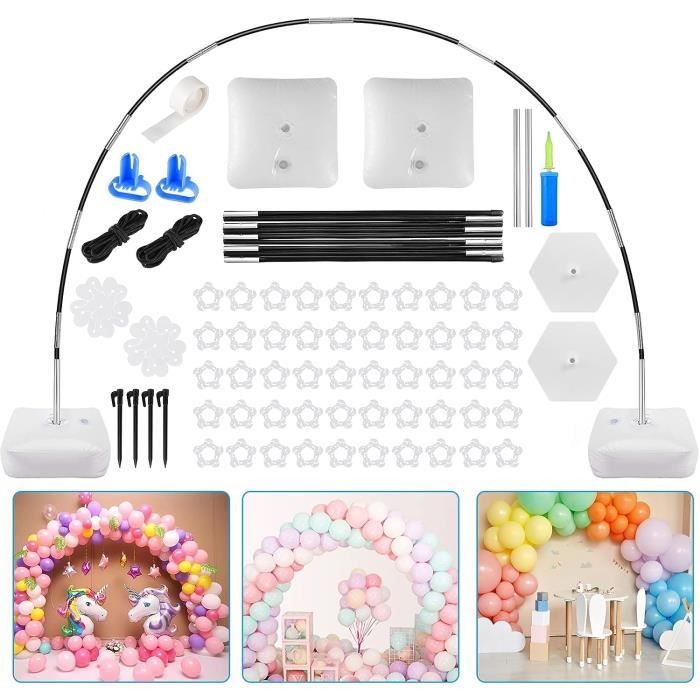 Kit De Mini Arche De Ballon, Support De Ballon Rond Réglable En Forme D ...