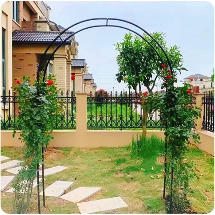 Arche De Jardin En Métal Pour Plantes Grimpantes Treillis Pergola Arche ...