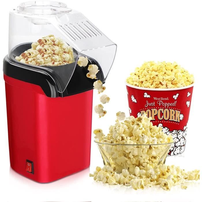 Machine À Pop Corn, Machine À Pop-Corn Pour La Maison, 1200W Retro ...