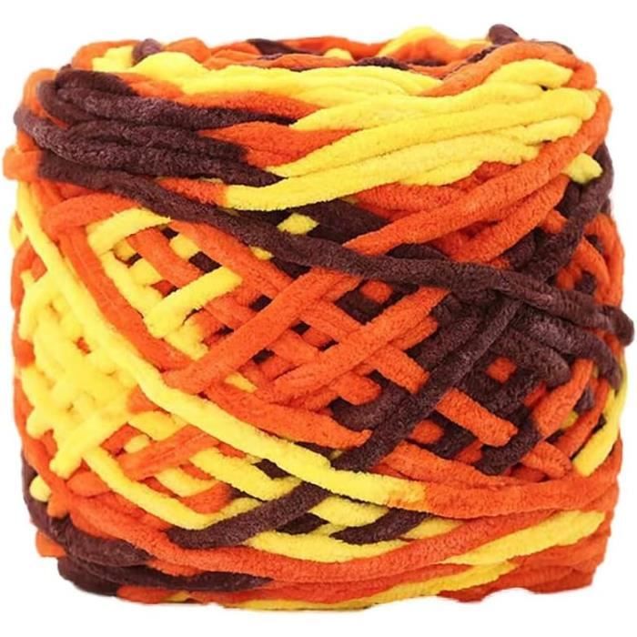 165G Chunky Laine Fil 100M Diy Tricot Manuel Chenille Laine À Crocheter ...