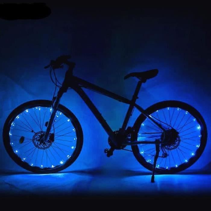 LED Lumières de Roue de vélo Améliorez 20 lumières de Rayon de vélo de ...