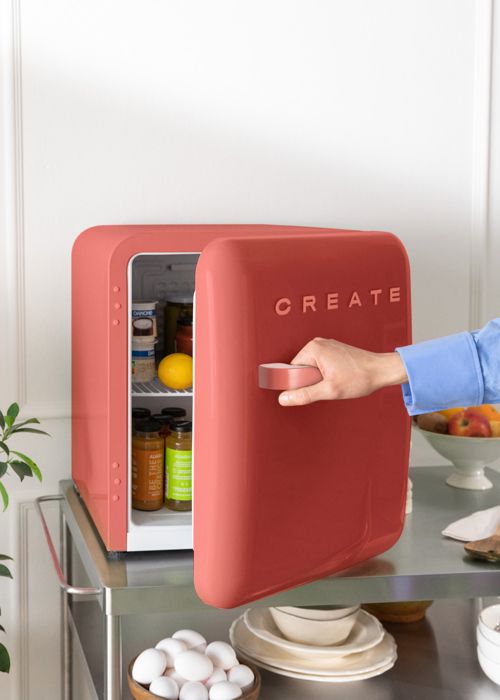Mini-frigo rétro - 48L - Pose libre - Estilo vintage - Achat / Vente ...