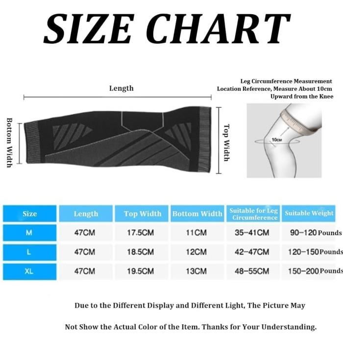 Compression Genoux Genouillère Sport UERSUR Flytex Lot De 2 Paires De ...