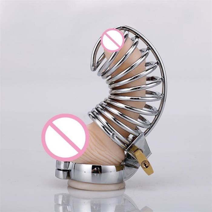 Cage ring 45mm -2020 nouveau métal coq Cage mâle Chasity dispositif ...