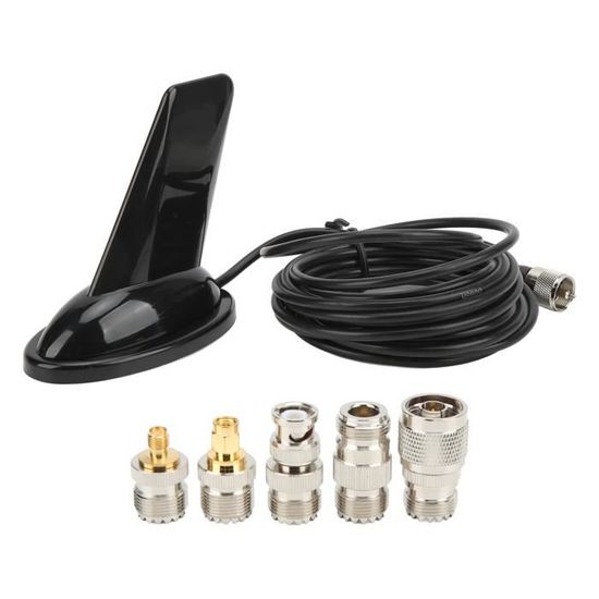 Ashata Antenne radio bidirectionnelle pour voiture Antenne Aileron de ...