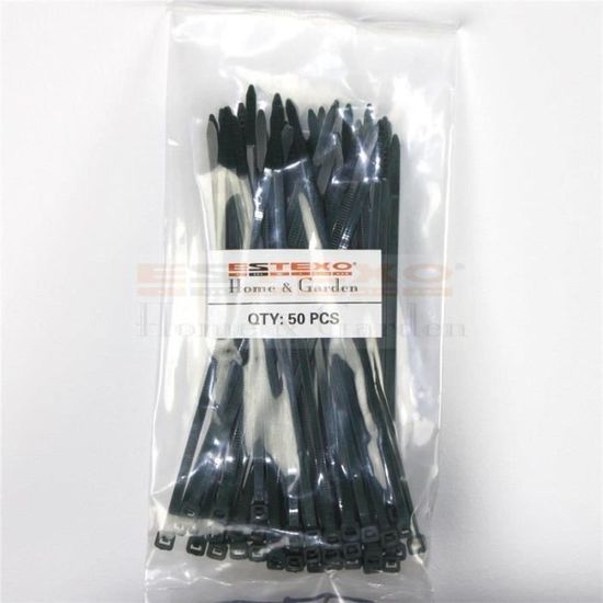 Clips de fixation pour brise vue en polyamide x 50 vert ESTEXO ...