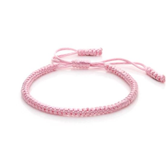 Bracelets en corde tressée tibétain 19 couleurs tissé à la main pour ...