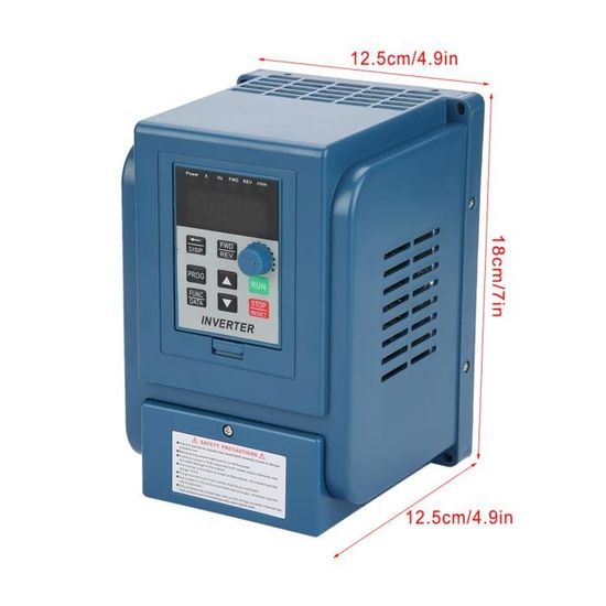 Entraînement à fréquence variable 1PC AC 380V 1.5kW 4A Variateur de ... Entraînement à fréquence variable 1PC AC 380V 1.5kW 4A Variateur de ...