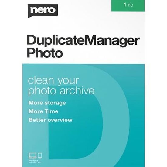 Logiciel - Nero - DuplicateManager Photo - Nettoyage d'archives - Recherche de doublons ...