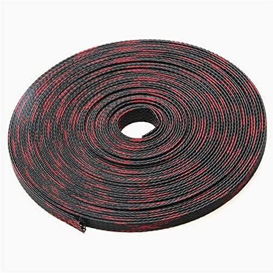 Cache Cable,Cache Fils 50M Rouge Et Ampoir Câble Manches Isolant ...