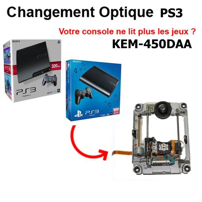 Bloc optique PS3 - SONY - KEM-450DAA - Compatible PS3 Slim CECH-20xx ...
