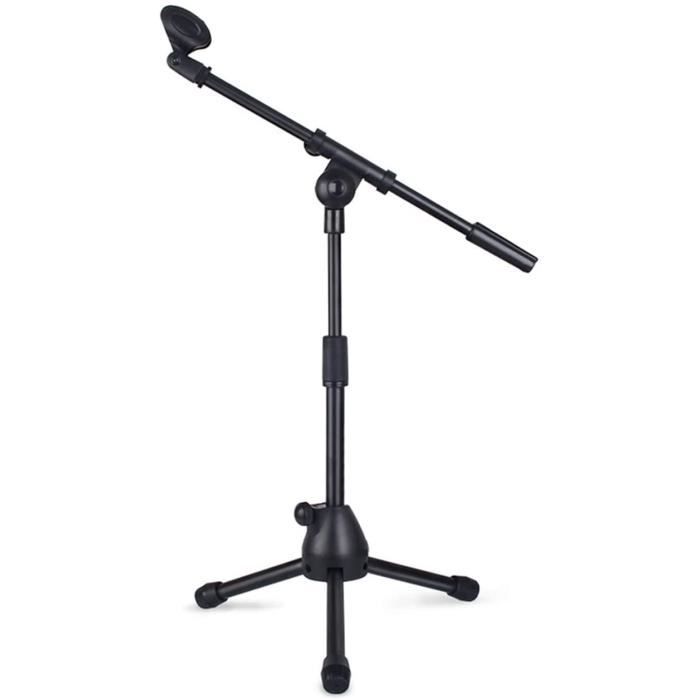 Pied de Microphone Boom réglable Hauteur de Microphone Support avec ...