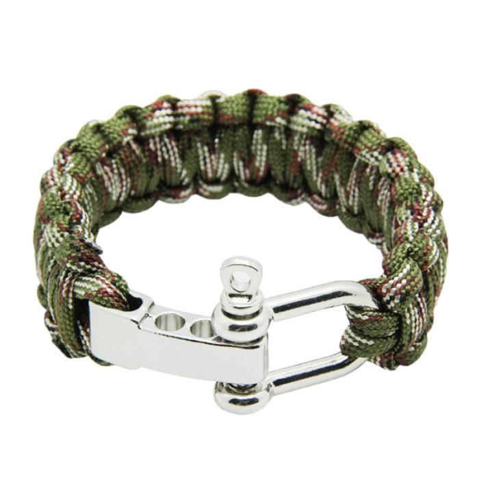 La survie de plein air réglable fort paracord bracelet - Achat / Vente ...