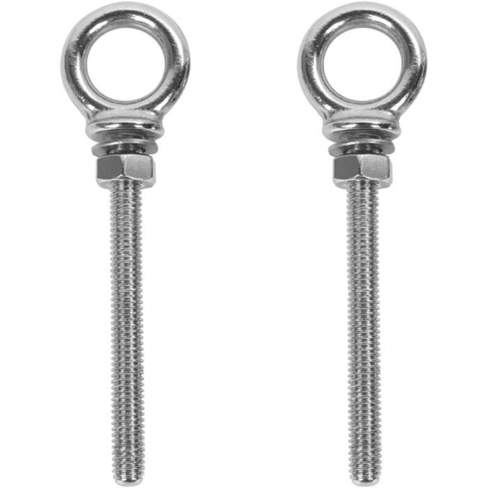 2 Pièces Vis X Acier Levage Illustrées Écrous Boulons À Œil Ancrage ...