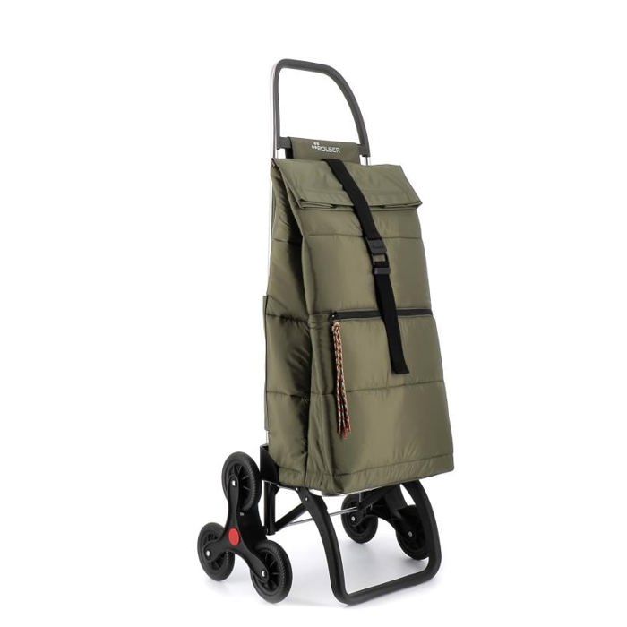 BIG POLAR - Chariot de course - 6 roues - Vert kaki - Tout-terrain ...