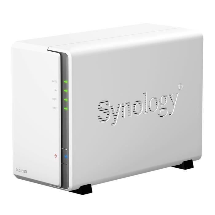 Pack Synology Serveur NAS Diskstation DS216se DS216se + 2 Disques Durs ...