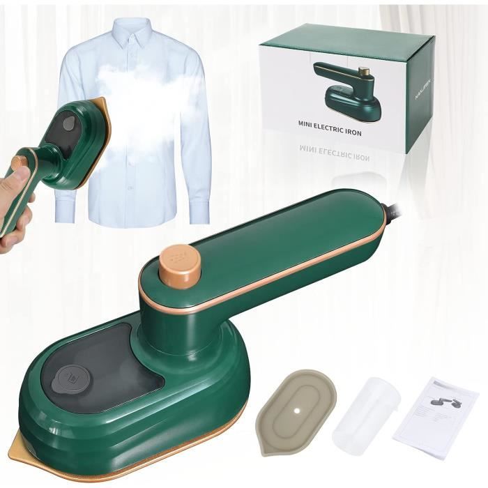 Mini Fer À Vapeur, Cuiseur Vapeur Portable, Fer À Repasser, (Chauffage Rapide 30S, Réservoir D ...