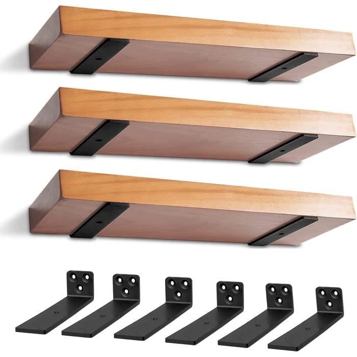 Support Etagère Murale Fixation Flottante Support Rétro En Métal D ...