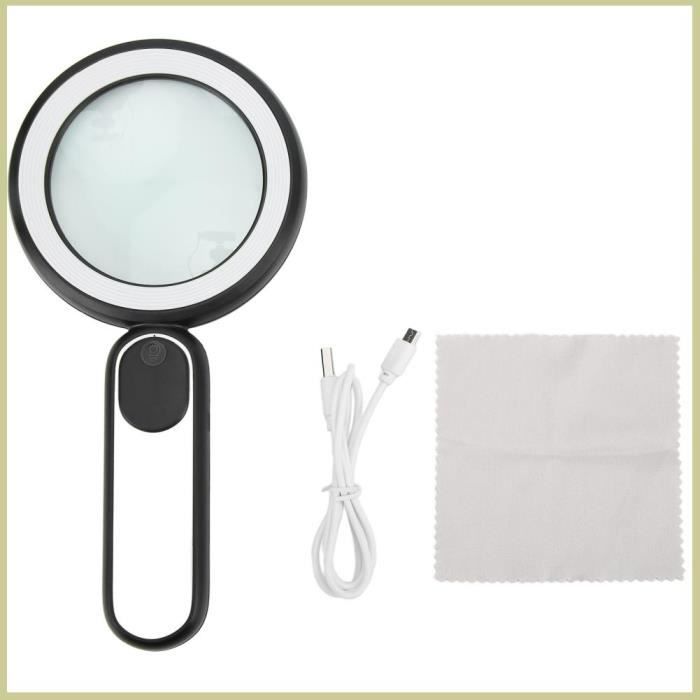 Cocosity Loupe Lumineuse LED Grossissement 10X Verre Optique Ergonomique - Cdiscount Appareil Photo